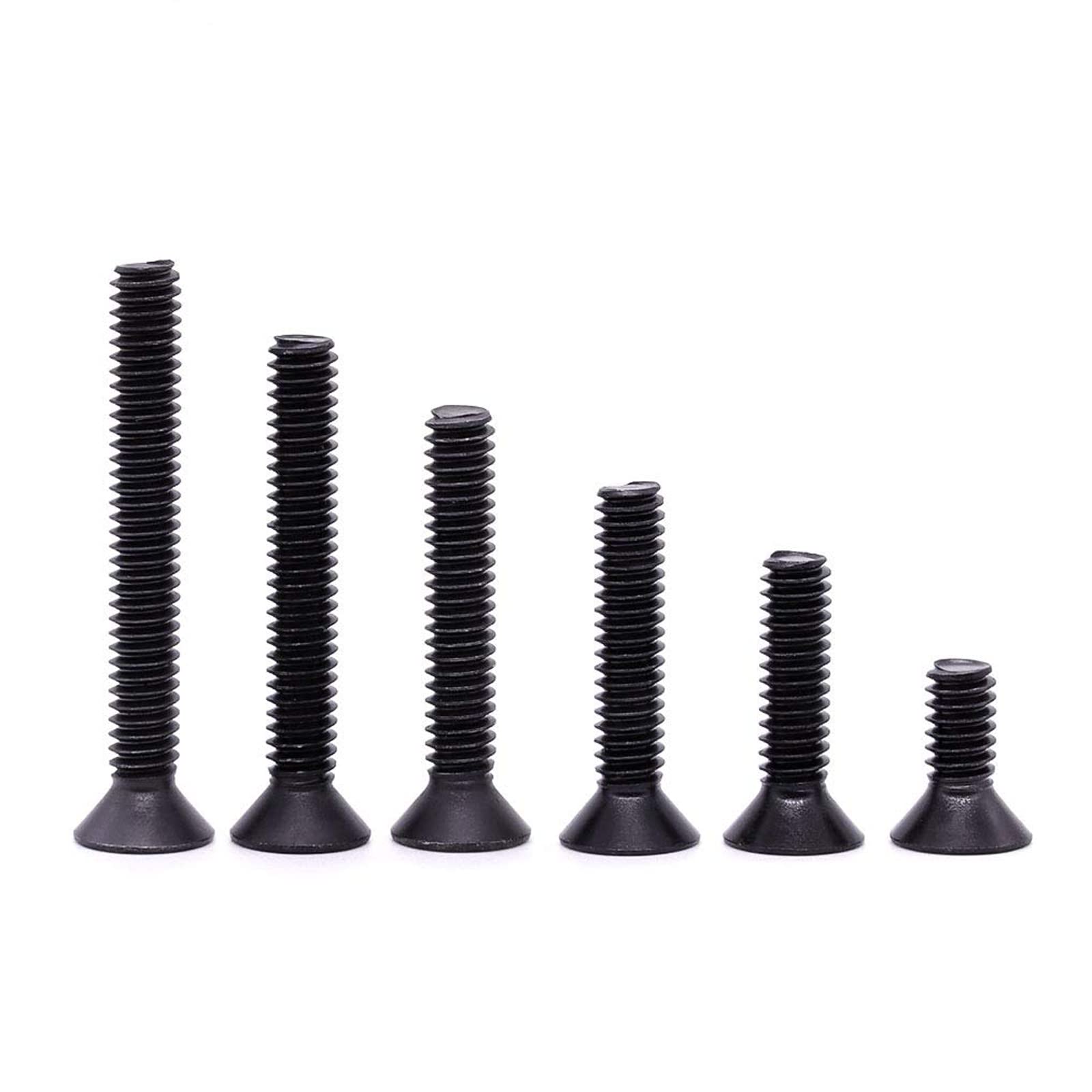 M10-1.5 x 70mm Flat Head Socket Cap Screws,Alloy Steel Grade 10.9, DIN 7991,Black Oxide, Allen Hex Drive,Hex Socket Drive, Fully Thread 4Pcs