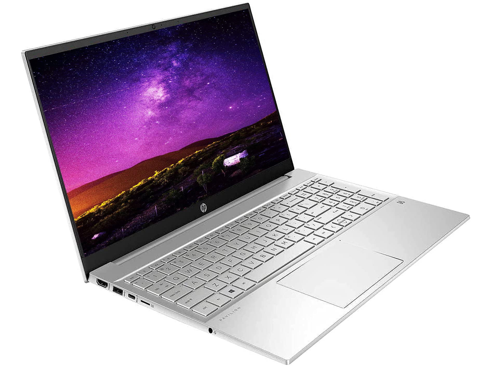 HP Pavilion 15.6" FHD Touchscreen IPS Micro-Edge Display Business Laptop, AMD Ryzen 7 5700U 8-Core, Windows 10 Pro, 32GB RAM 1TB SSD, Backlit Keyboard, Webcam, WiFi, 32GB USB Card