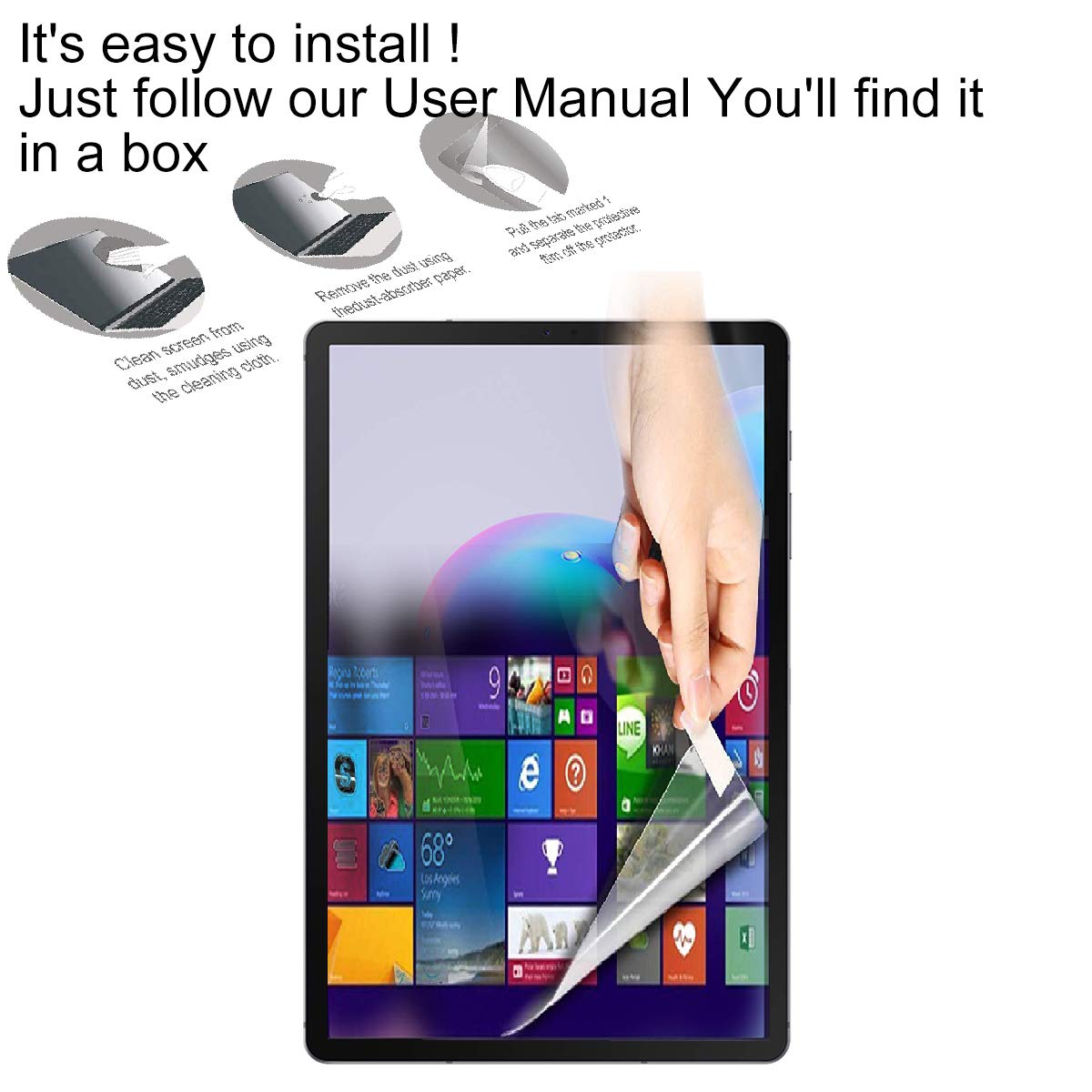 KEANBOLL 3 PACK Anti Glare Screen Protector for Samsung Galaxy Tab A7 Lite 8.7 inch Tablet(SM-T220/SM-T225), Anti Glare UV Screen Shield, Anti Fingerprint, Case Friendly, Matte