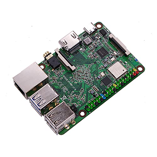 youyeetoo Rock PI 4 Model B SBC Basc RK3399 OP1 Onboard WLAN Bluetooth 5.0 (Rock Pi 4 Model B Plus 4GB LPDDR4 RAM onboard 64GB EMMC)