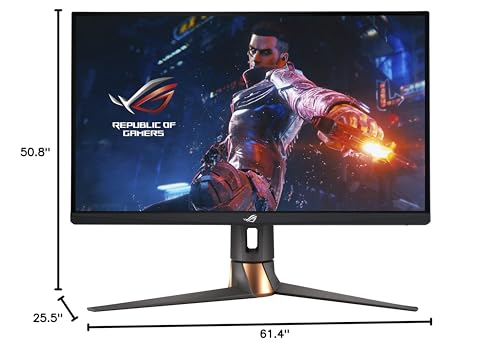 ASUS ROG Swift 27 inches 1440P Gaming Monitor (PG279QM) - WQHD (2560 x 1440), Fast IPS, 240Hz (Renewed)