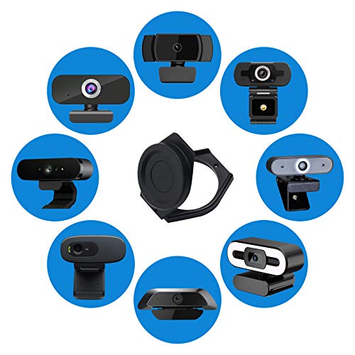 QINROOM 3 Pack Webcam Cover, Thin Lens Cover Shutter Privacy Hood Cover for HD Pro Webcam C270/C615/C920/C930e/C922X for Protect Your Privacy and Security