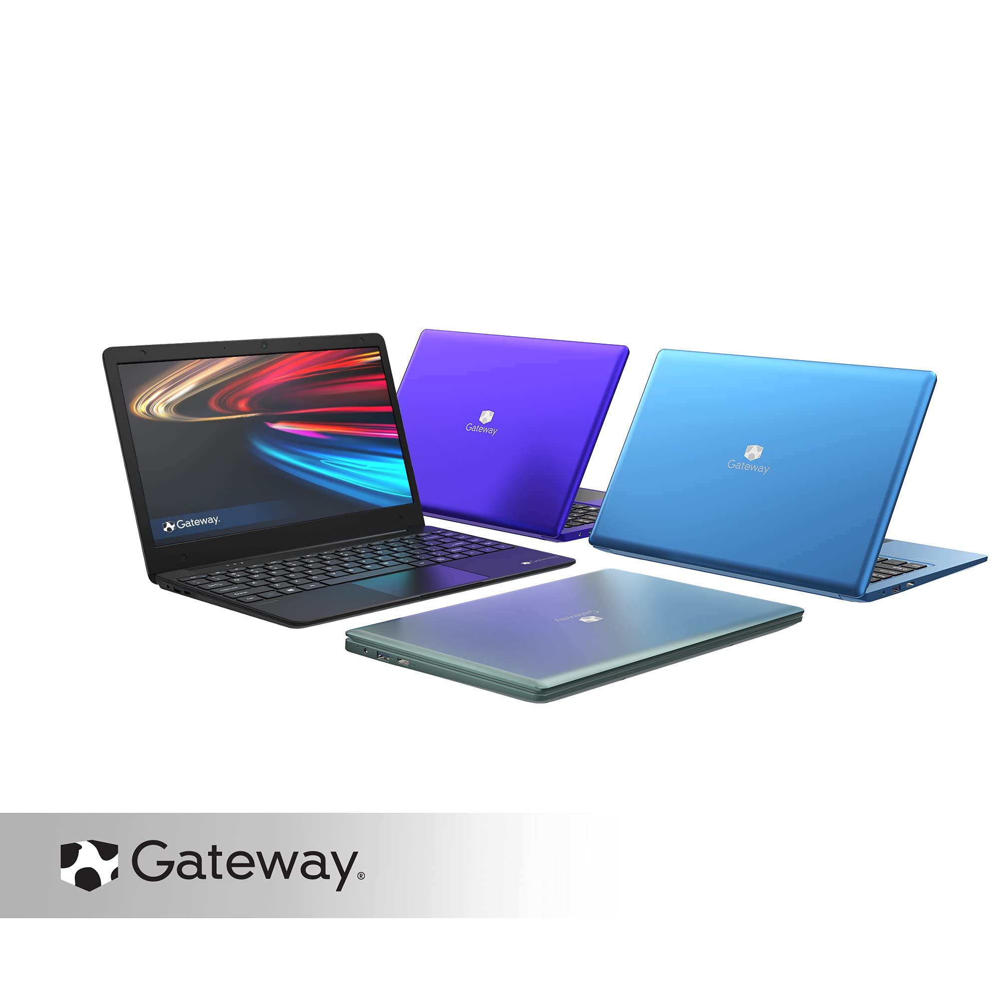 Gateway 2021 14.1" FHD Ultra Slim Laptop, Intel Celeron N4020 Processor, 4GB RAM, 320 GB Storage, Tuned by THX Audio, Mini HDMI, Cortana, Webcam, Windows 10 + One Year Microsoft Office 365, Black
