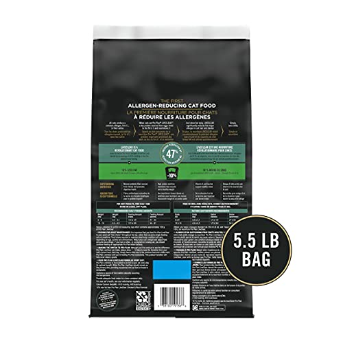 Purina Pro Plan Allergen Reducing, Indoor Cat Food, LIVECLEAR Turkey and Rice Formula - 5.5 lb. Bag