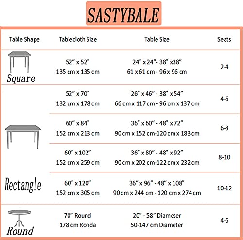 Rectangle Tablecloth 52 x 70 Inch Checkered Table Cloths Spillproof Anti-Shrink Soft and Wrinkle Resistant Decorative Fabric Table Cover for Kitchen Dinning Tabletop Outdoor(Rectangle/Oblong,Red)