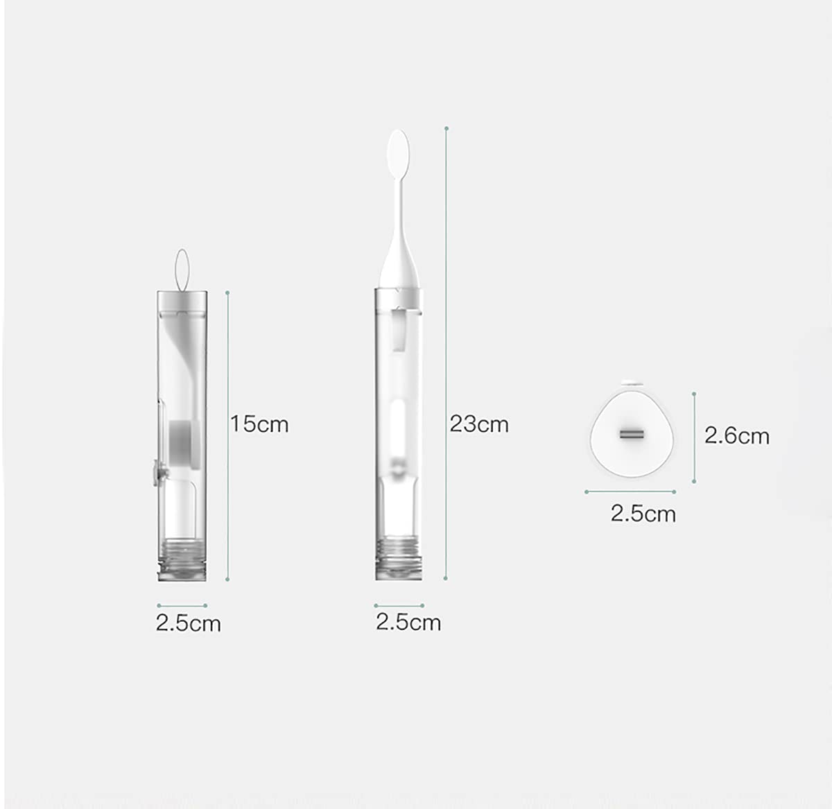 HAYAN Travel Toothbrush Kit, 3 in 1 Portable Lightweight Toothbrush Set | Individually Wrapped | Reusable | Soft Toothbrush