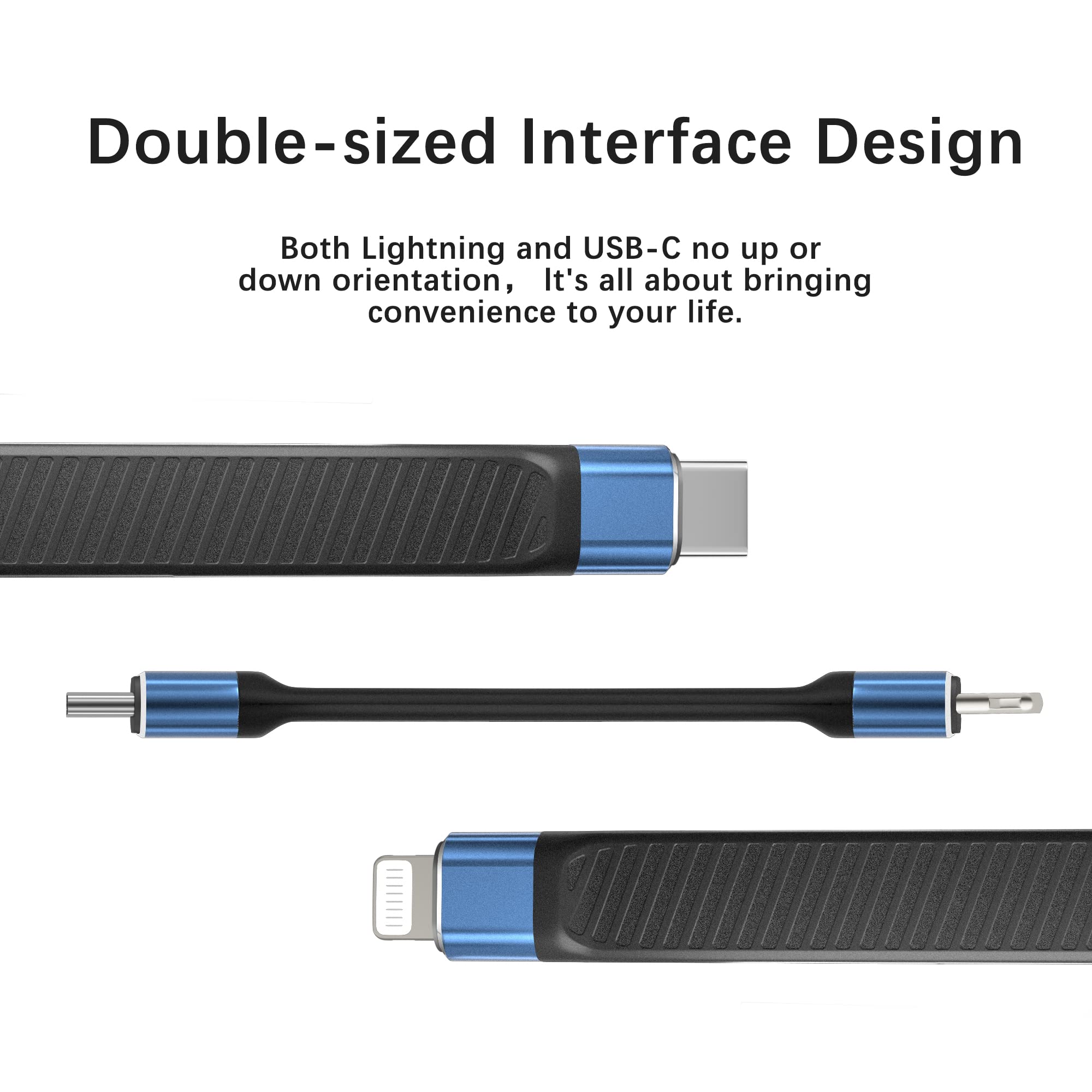 Aprilery Short USB C to Lightning Cable (0.46ft, MFi Certified), Fast Charging and Data Sync Type C to Lightning Cable for iPhone 13/13 pro/13 pro Max/12/12 mini/11/XS/XR/X/8/SE/AirPods/iPad