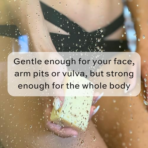 Hygiene Hero Cranberry Private Bar - Yoni Soap Bar for Genitals - Best for Vulva, Intimate Areas, Underarms, Privates & Dark Spots - Handcrafted, Vegan and GMO-Free