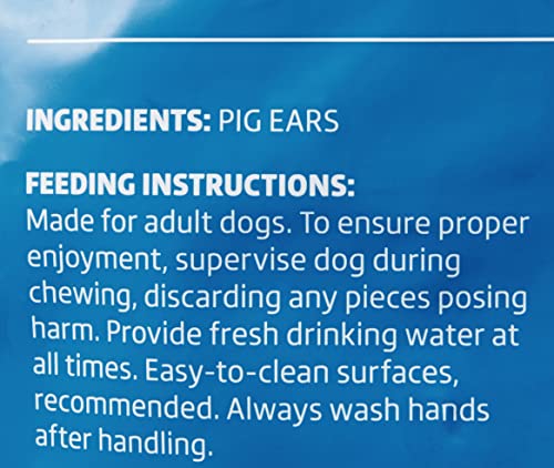 Amazon Brand – Wonder Bound Pig Ears Dog Treats, Pack of 18
