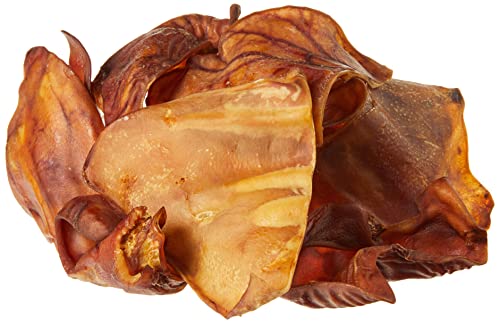 Amazon Brand – Wonder Bound Pig Ears Dog Treats, Pack of 18