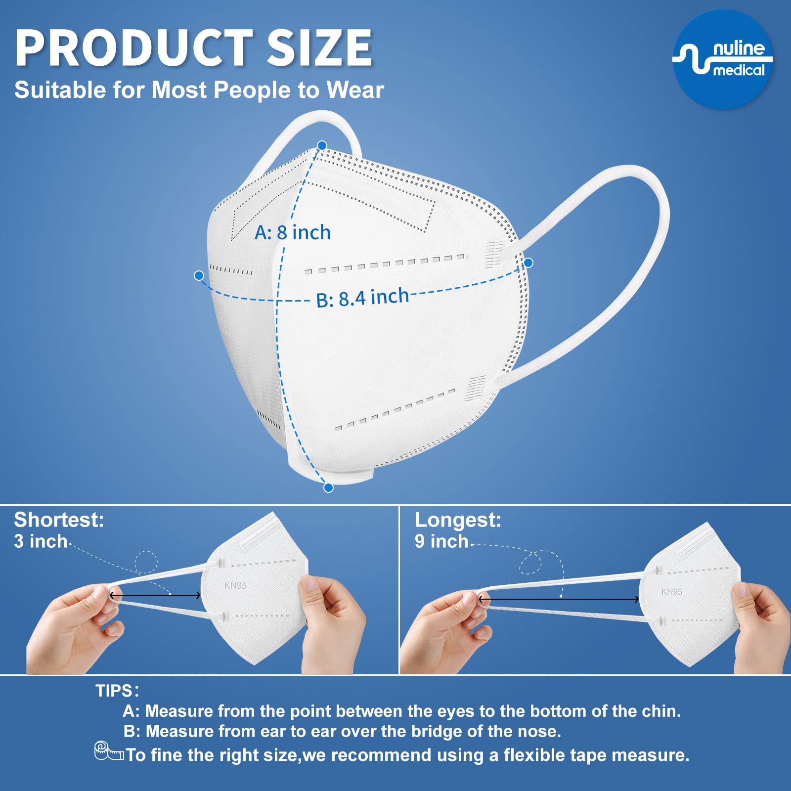 KN95 Disposable Face Masks, 5 Layer Cup Dust Protective Face Masks for Men & Women, White,30PCS