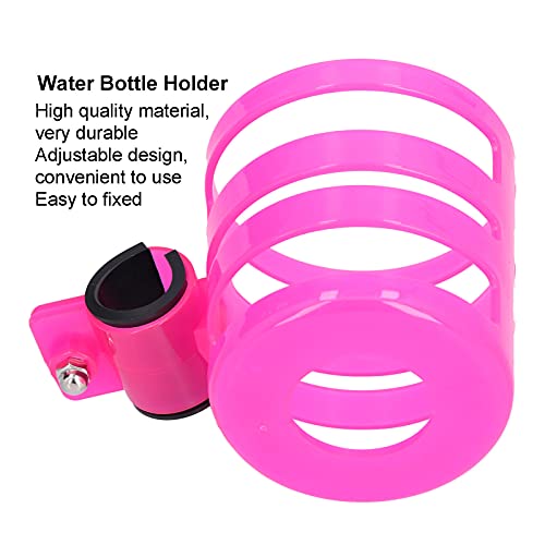 Stroller Cup Holder, Universal Cup Holder Stroller Water Bottle Holder Bike Water Bottle Holder Stroller Drink Holders for Stroller Bicycle Wheelchair(Pink)
