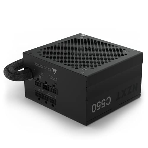 NZXT C550 Bronze - PA-5B1BB-US - 550 Watt PSU - 80 Plus Bronze Certified - DC-DC technology - Semi Modular Design - Sleeved Cables - ATX Gaming Power Supply