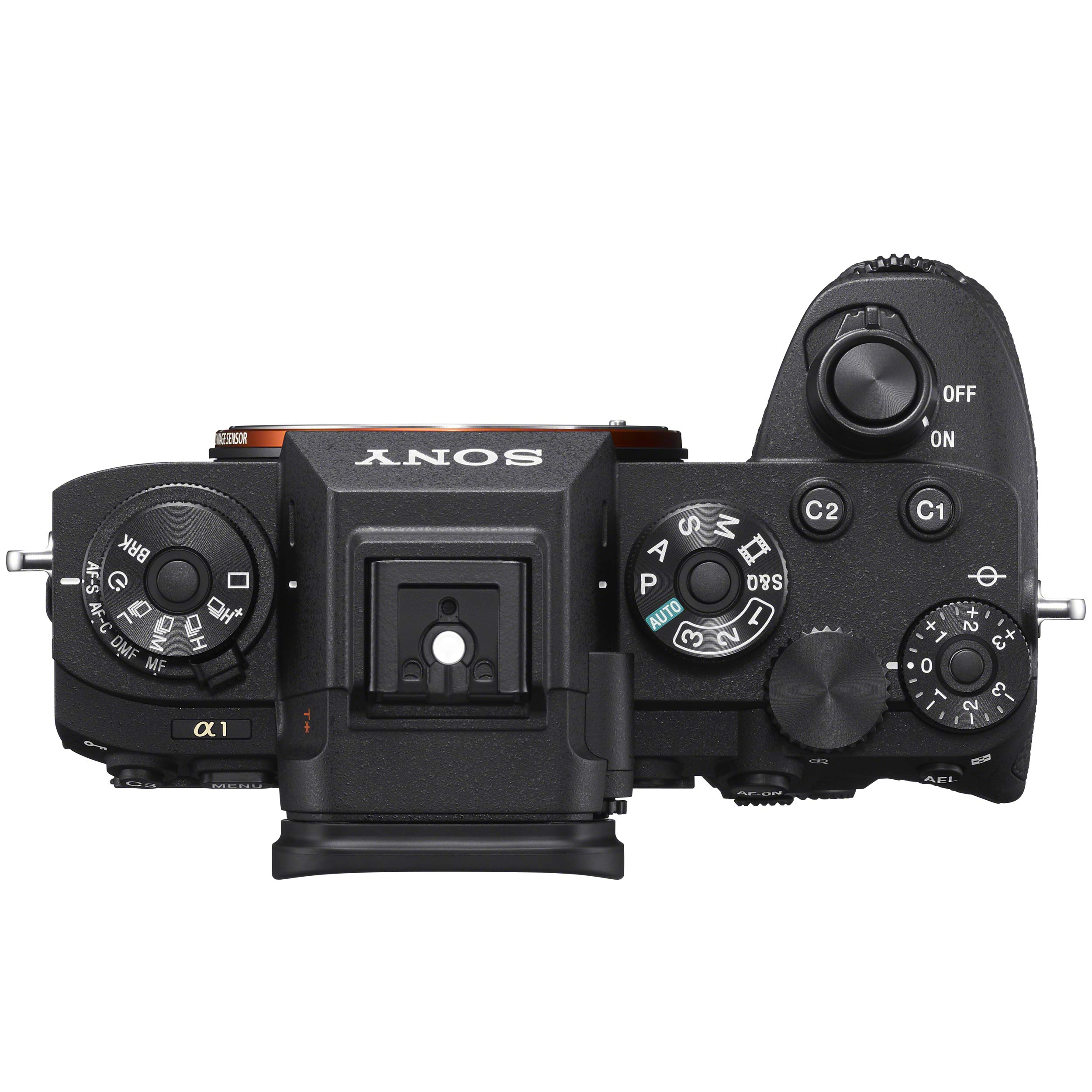 Sony Alpha 1 Full Frame Mirrorless Camera Body ILCE-1/B Bundle with with Deco Gear Photography Bag Case + Extra Battery + 128GB Memory Card + Double Charger + Photo Video Software Kit & Accessories