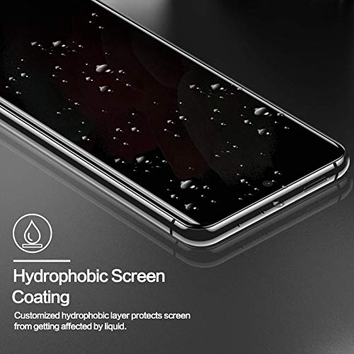 [2 Pack] YWXTW for Galaxy S21 Ultra Privacy Screen Protector, Tempered Glass Anti-Spy 9H Hardness Film for Samsung Galaxy S21 Ultra 6.8”, 3D Curved Edge Easy Install [Don’t Support Fingerprint Unlock]