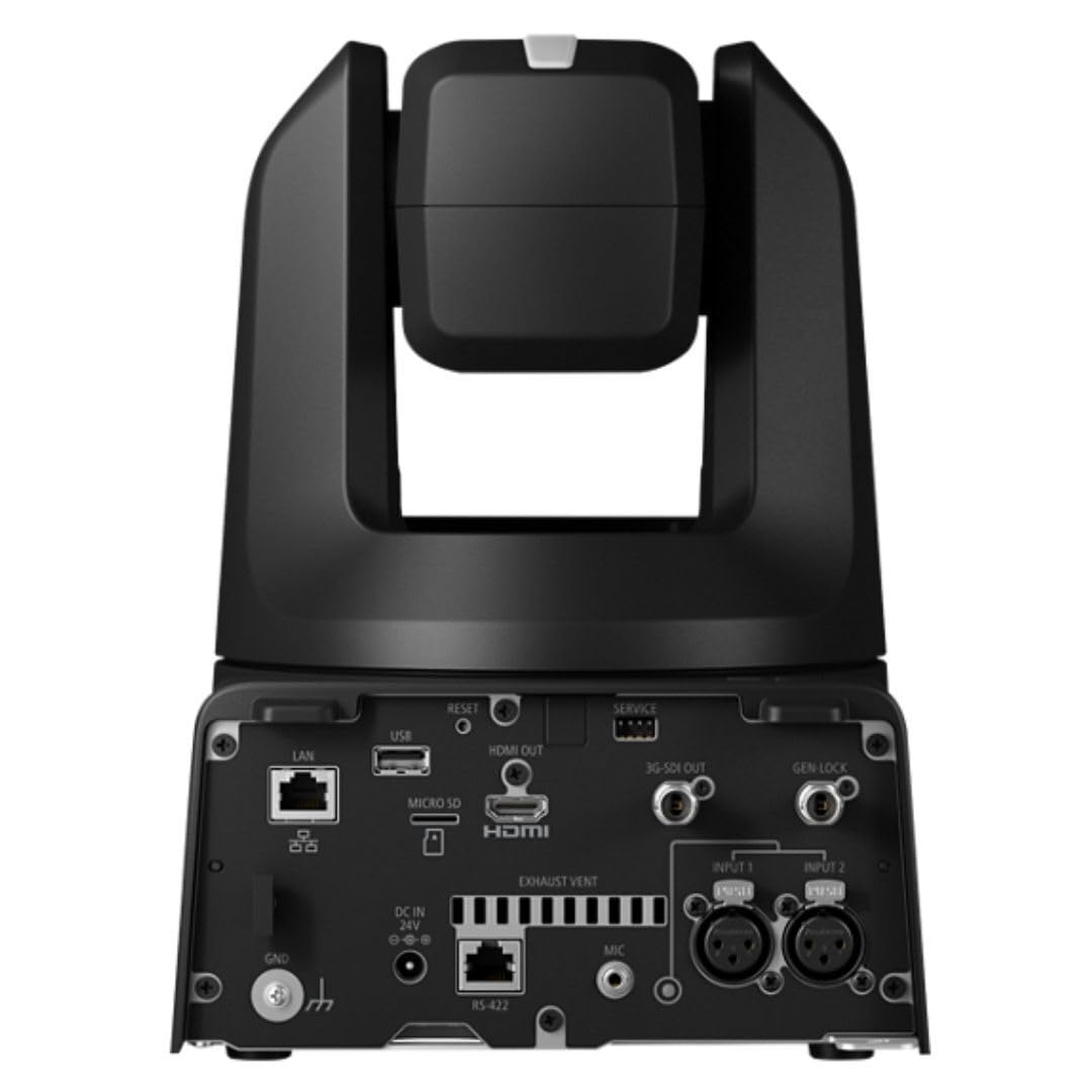 Canon CR-N500 Pro PTZ Camera BK 15x Optical Zoom lens, 1” 4K 30p Dual Pixel AF Sensor, 3G-SDI, HDMI, IP Video Out, NDI|HX2, SRT- Church, Live Events, Streaming Conference, Classroom, Esports, Vlogging