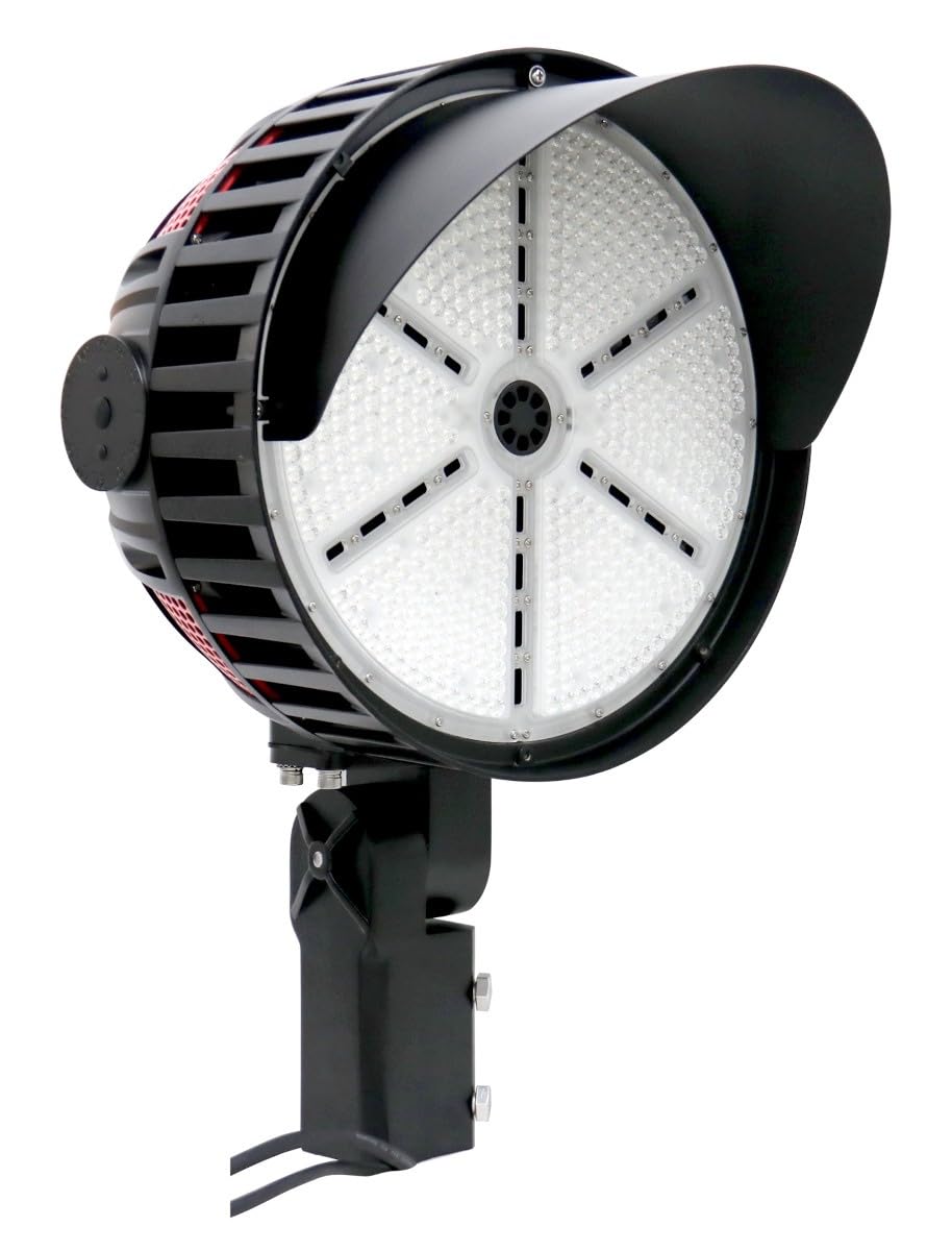 RuggedGrade 277-480V - 500W StadiumPro III LED Stadium Lights - 66,500 Lumen - 5000K - 30 Degree - Slip Fit