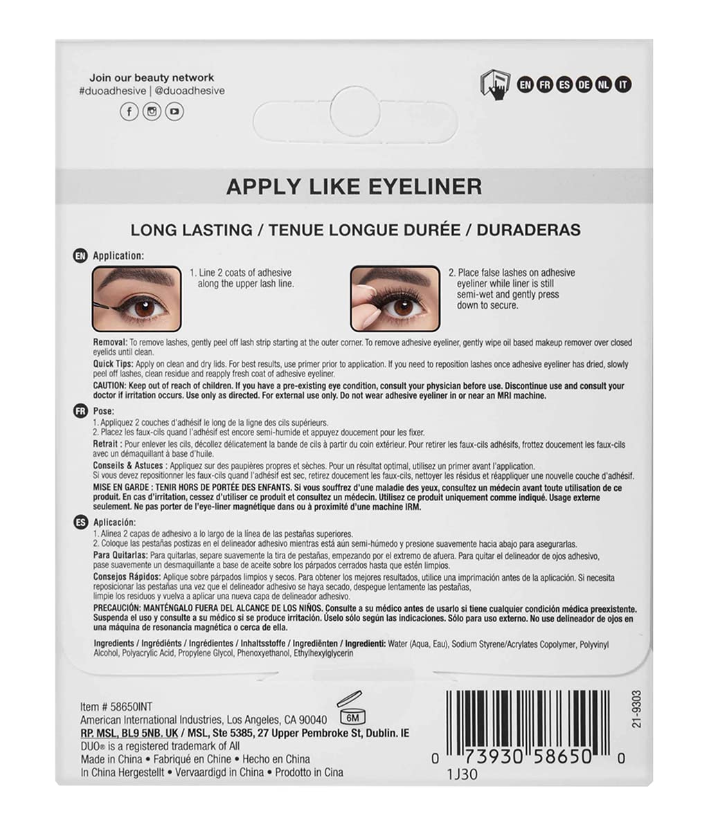DUO Line IT Lash IT Clear (2n1 Eyeliner & Lash Adhesive)