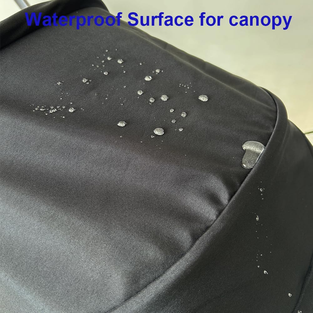 Changing Washing Kit ,Canopy Sunshade Cover,Compatible with Car Seat Doona Strollers (Black)
