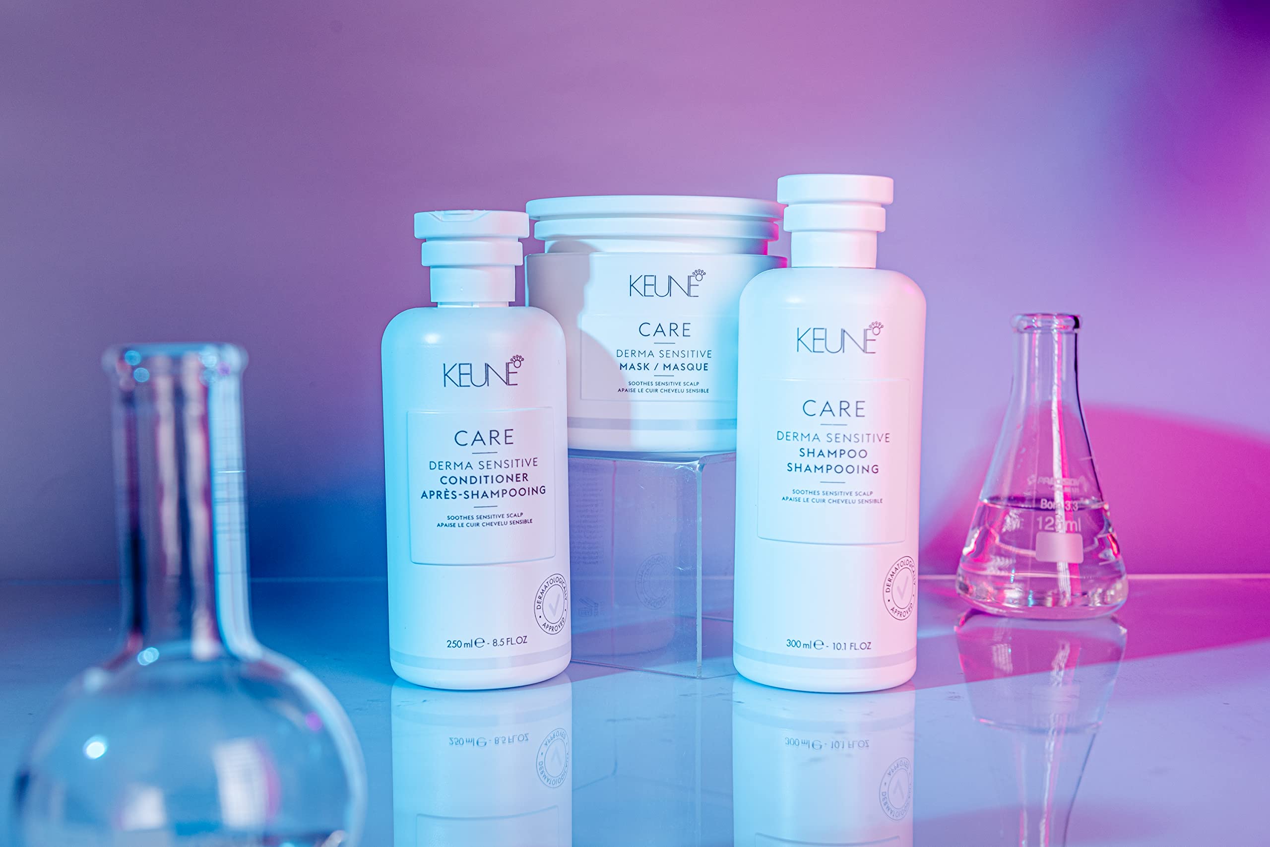 Keune Care Derma Sensitive Conditioner, Soothing & Hydrating Conditioner for Dry Scalp, 8.5 Fl Oz