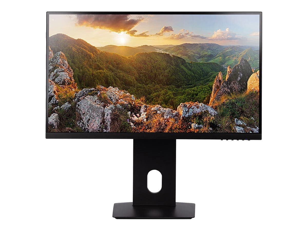 Monoprice CrystalPro Monitor - 28 inch - 4K UHD, 60Hz, 65W USB-C, Height Adjustable Stand, IPS, HDMI, DP, 75x75 VESA, for Business and Gaming