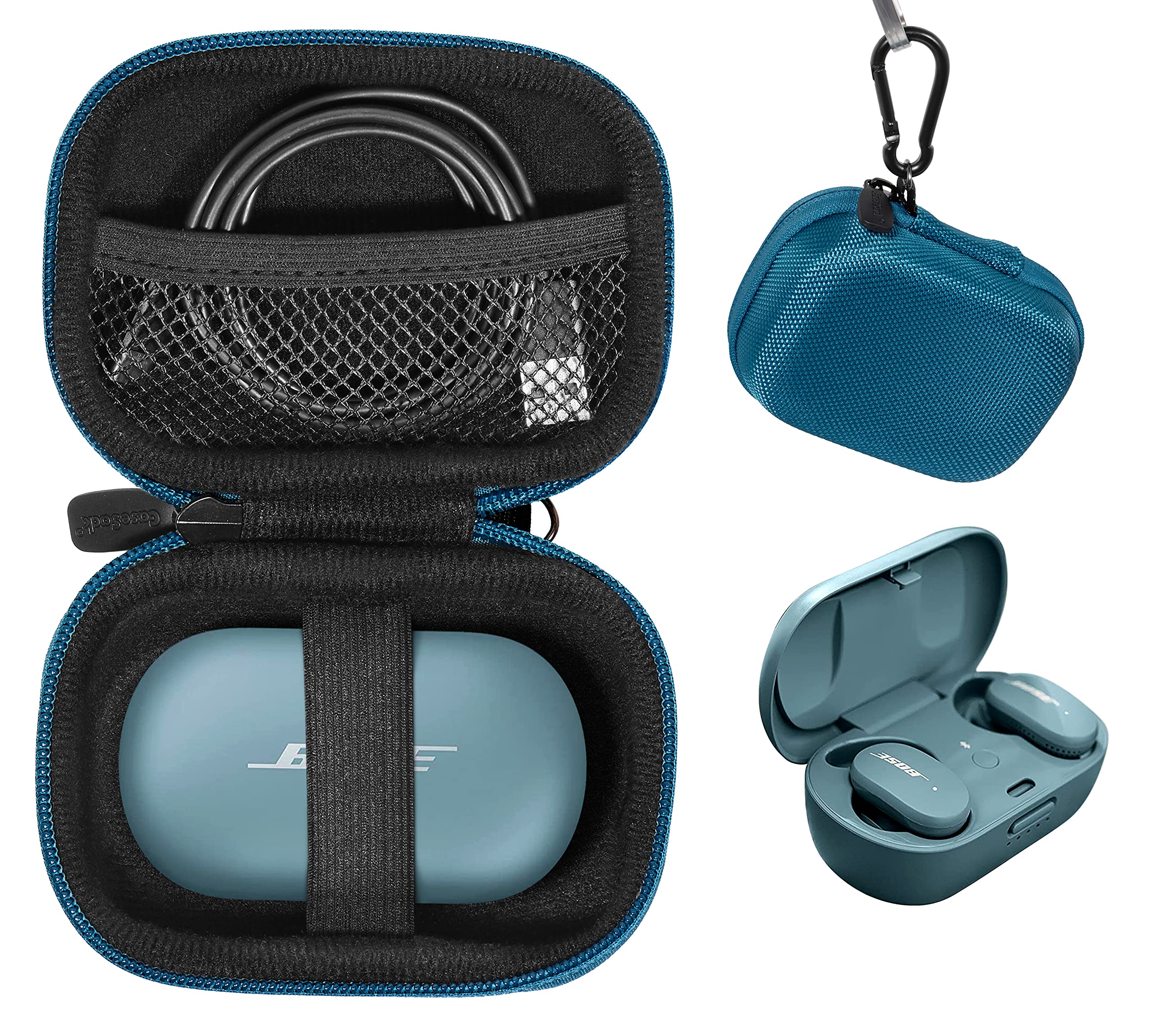 CaseSack Case for Bose QuietComfort Noise Cancelling Earbuds - True Wireless Earphones