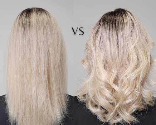 NUXARO TikTok Satin Heatless Hair Curler Headband for Long and Medium Hair Will Create Beautiful Curls the Set Includes a Curling Rod Wave with 2 Hair Ties and 1 Claw Clip (Blue)