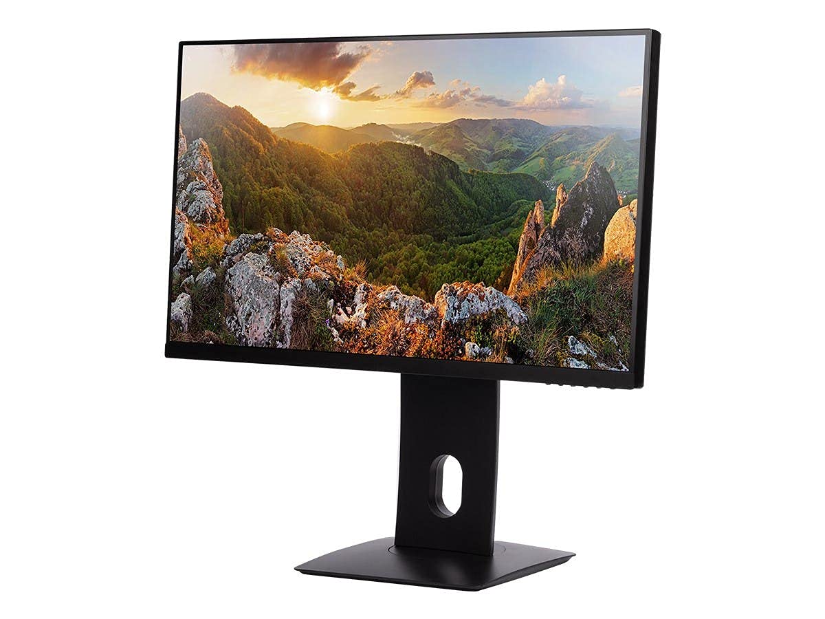 Monoprice CrystalPro Monitor - 28 inch - 4K UHD, 60Hz, 65W USB-C, Height Adjustable Stand, IPS, HDMI, DP, 75x75 VESA, for Business and Gaming