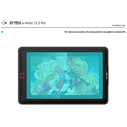 HealingShieldKorea Screen Protector for XP PEN Artist 13.3 Pro, Healing Shield Light Anti Glare Paper Texture Feeling Matte Film Light Paper Texture Transparent