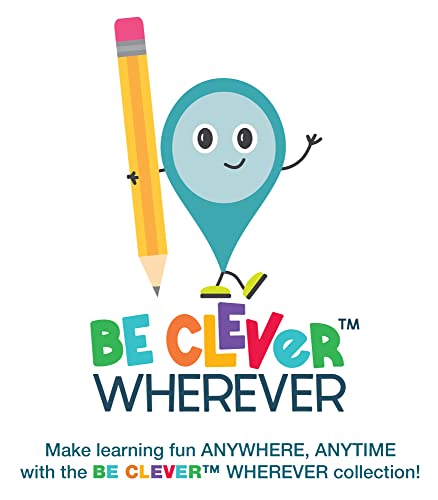 Carson Dellosa Be Clever Wherever Things on Rings Calming Strategies, PreK-Grade 5, Book Ring and Calming Strategies, Breathing Techniques, Yoga Poses, Counting Exercises Flash Cards (16 pc)