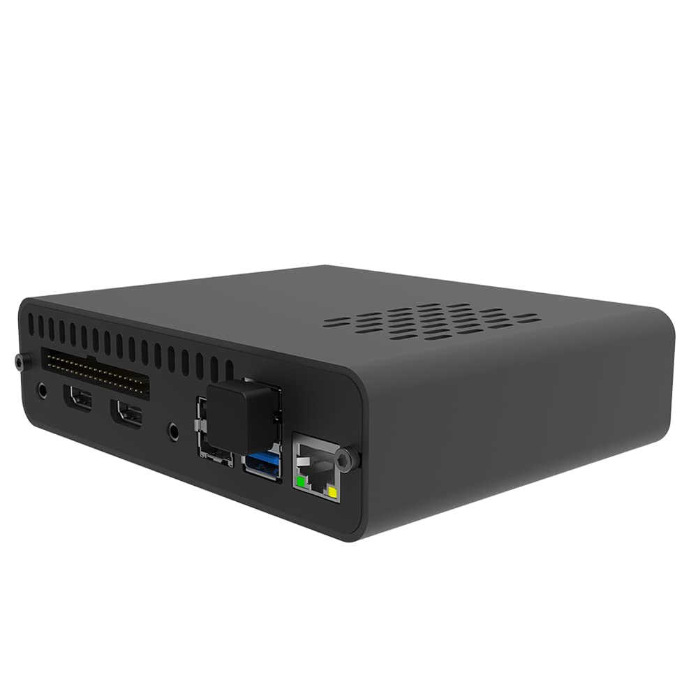 GeeekPi DeskPi Pro V2 2.5'' SATA HDD/SSD NAS Storage Kit for Raspberry Pi 4, Set-Top Box with ICE Tower Cooler & Power Supply for Raspberry Pi 4 Model B (NOT Include Raspberry Pi Board)