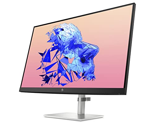 HP 4K HDR 31.5-inch Monitor 4K, Color Preset, Fully Adjustable Height, 60Hz Display (U32, Silver)