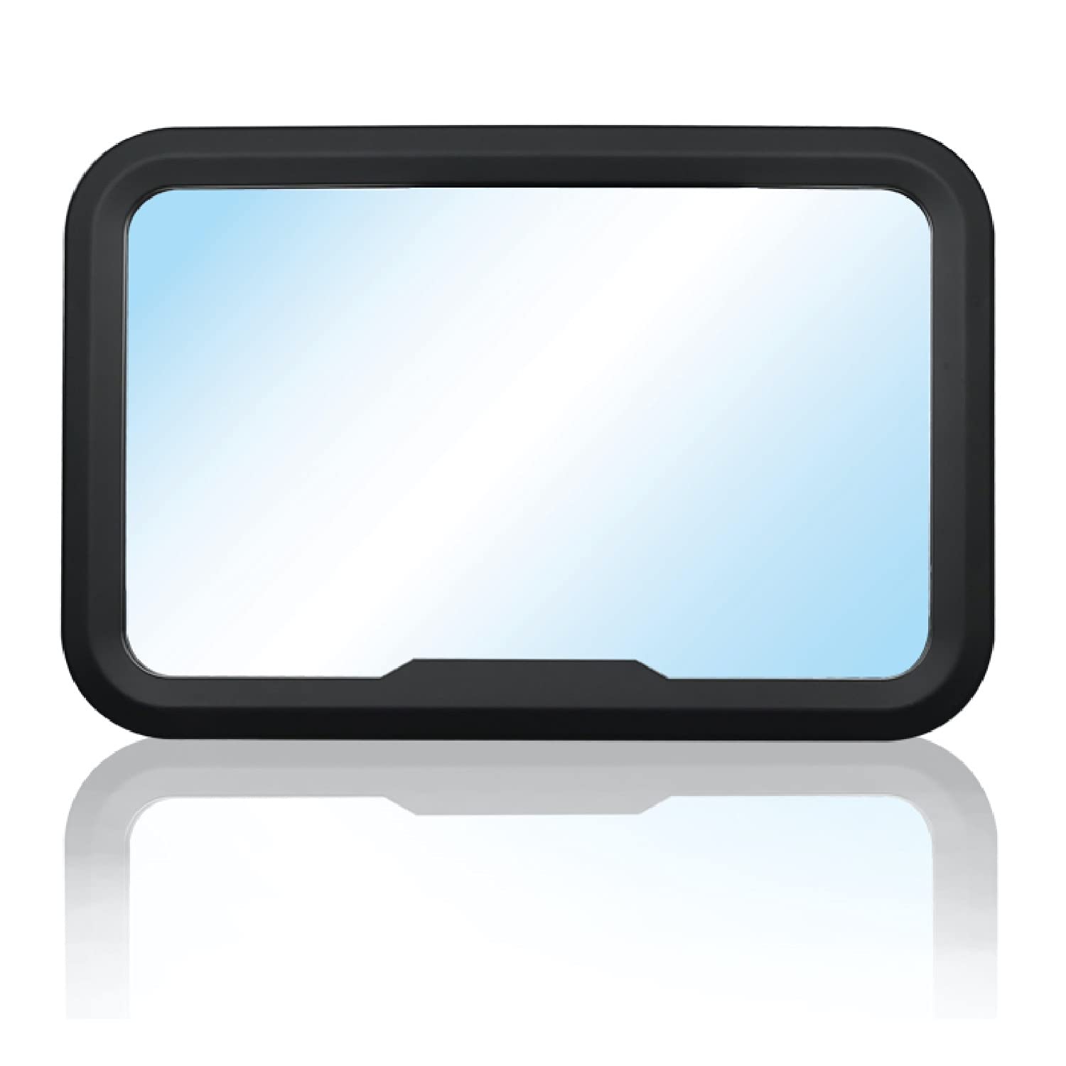 The Peanutshell Back Seat Mirror β Premium Shatterproof Acrylic Baby Mirror for Car, Wide Angle 360 Degrees Fully Adjustable and Easy to Install Baby Travel Essential, Mirror for Car Seat Rear Facing