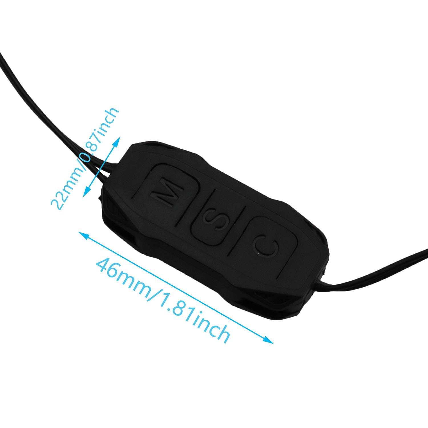 ZCZQC ARGB Controller 5V 3Pin Aura RGB Controller Plastic SATA Power Supply Light Stripe Remote Controller