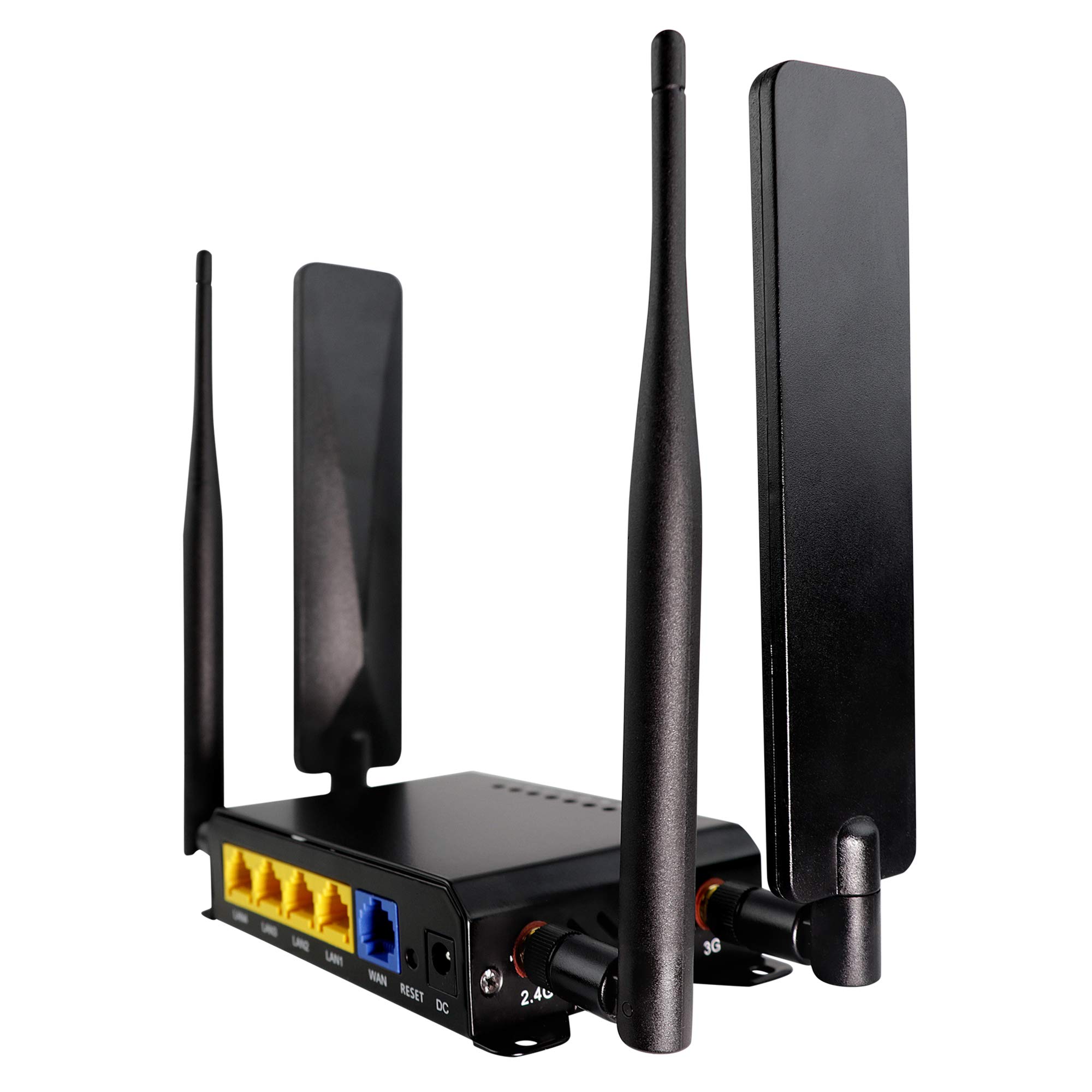4g LTE+ Advanced OpenWRT Cat6 Unlocked Sim Router Modem with Carrier Aggregation Preconfigured for use on The T-Mobile Network and Compatible with AT&T