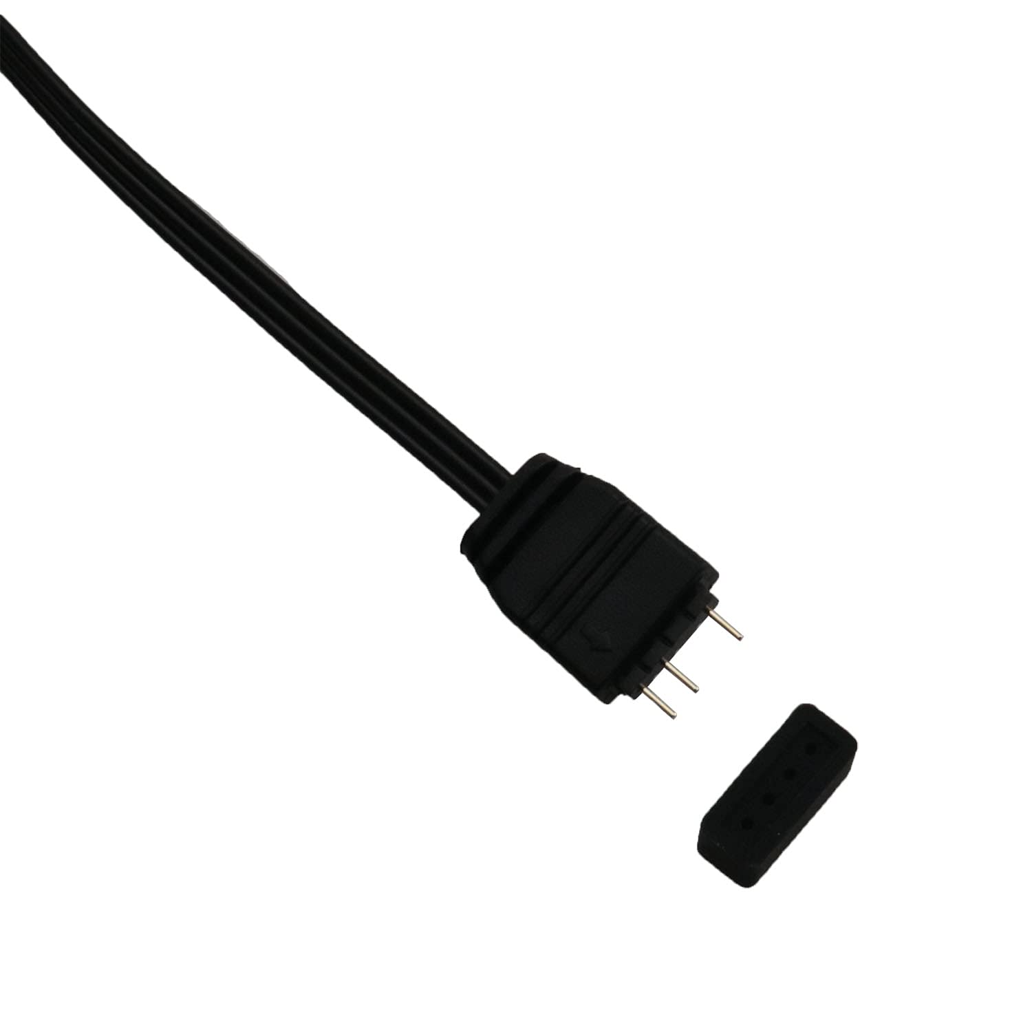 ZCZQC ARGB Controller 5V 3Pin Aura RGB Controller Plastic SATA Power Supply Light Stripe Remote Controller