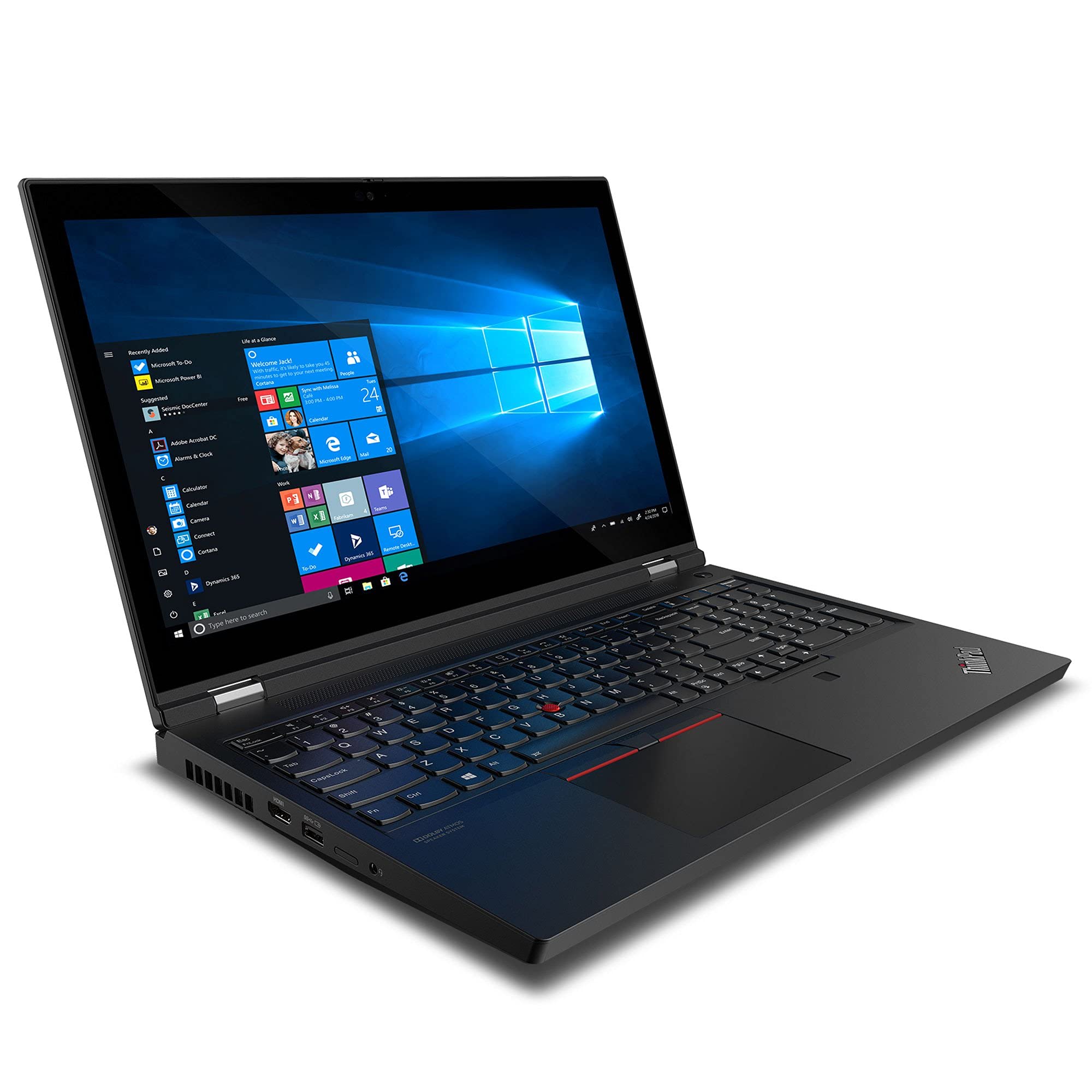 Lenovo ThinkPad P15 Gen 1 Workstation Laptop (Intel i9-10885H 8-Core, 32GB RAM, 1TB SSD, RTX 3000, 15.6" 4K Ultra HD (3840x2160) IPS, Backlit KB, FP Reader, WiFi 6, BT, Webcam, Win10Pro) w/Hub