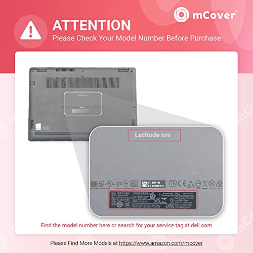 mCover Case Compatible for 2021-2022 15.6" Dell Latitude 15 3510 Series Laptop Computer ONLY (NOT Fitting Other Dell Models) - Purple