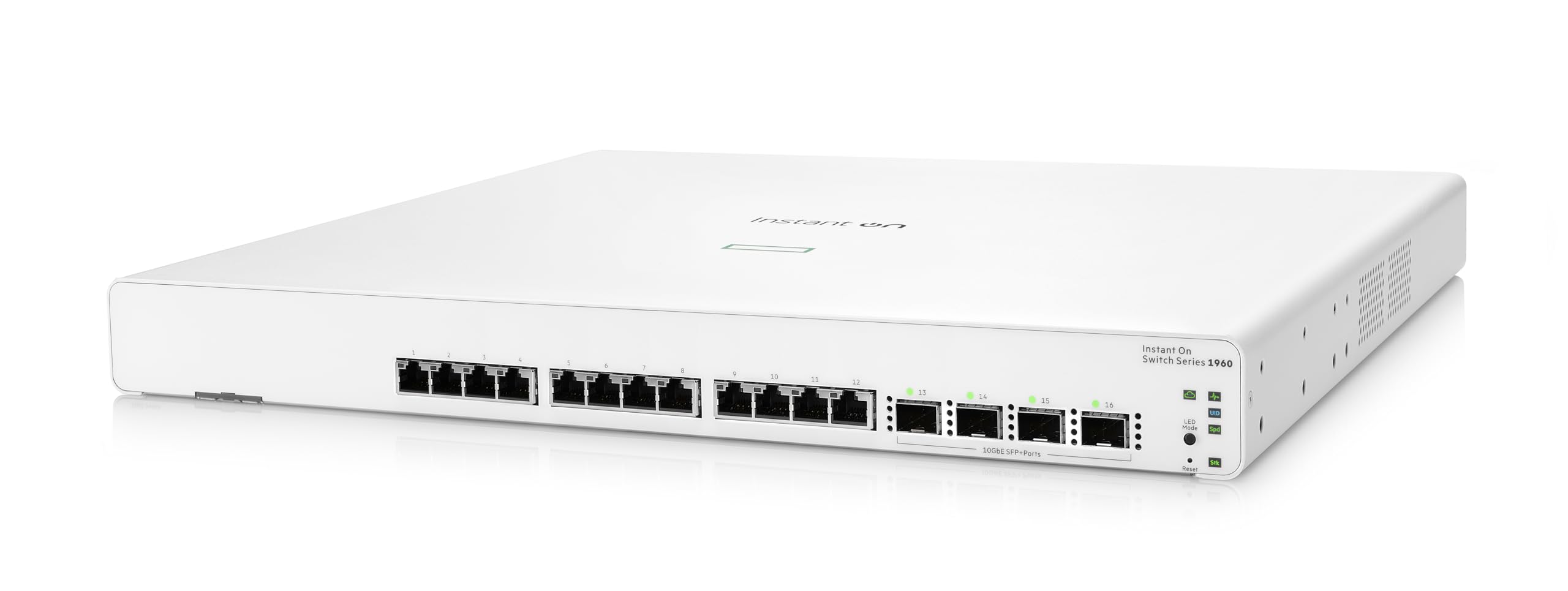 Aruba Instant On 1960 12-Port 10Gb Aggregator Smart Switch - 12x10GBase-T | 4X SFP+ (JL805A#ABB)