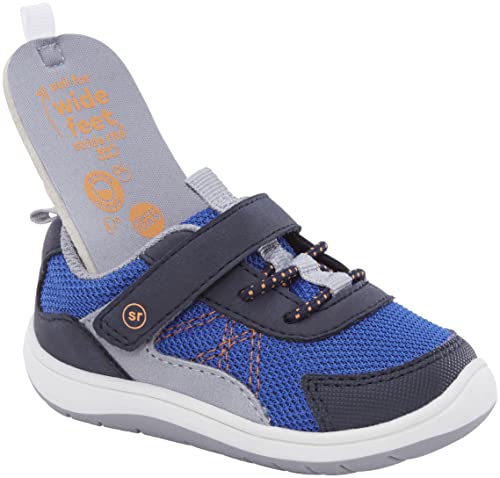 Stride Rite 360 Boys Carson Athletic Sneaker, Blue, 6 Toddler
