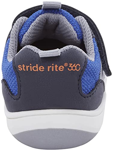 Stride Rite 360 Boys Carson Athletic Sneaker, Blue, 6 Toddler