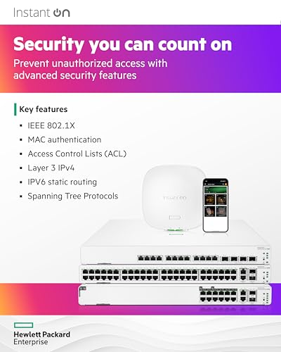 Aruba Instant On 1960 12-Port 10Gb Aggregator Smart Switch - 12x10GBase-T | 4X SFP+ (JL805A#Acc)
