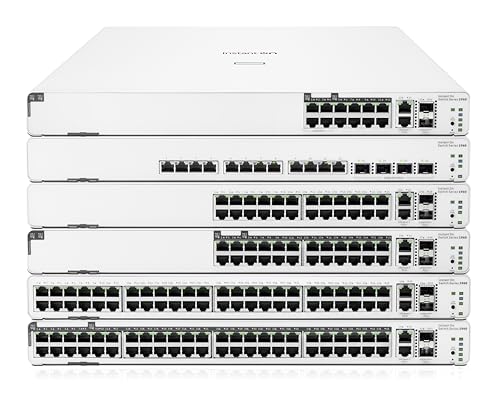 Aruba Instant On 1960 12-Port 10Gb Aggregator Smart Switch - 12x10GBase-T | 4X SFP+ (JL805A#Acc)