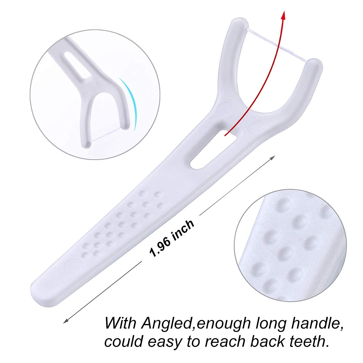 FAMILIFE Kid's Dental Floss Picks Without Fluoride,4 Travel Handy Cases Unflavored Flosser 120 Picks and Back Teeth Toothpicks Flossing Flossers Threaders Sticks with 4 Travel Handy Cases 120 Count