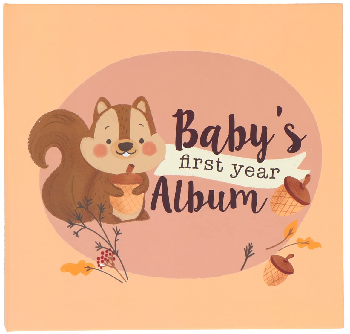 NOVO baby Baby Memory Book | First Year Photo Album | Up to The First 5 Years | Perfect for Boys and Girls | Achievements, Memories, Milestones | Baby Shower Present