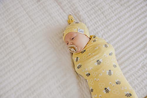 Copper Pearl Large Premium Knit Baby Swaddle Receiving Blanket Honeycomb