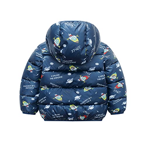 Srkrando Baby Outerwear Fleece Jacket Toddler Boys Puffer Coats Kids Winter Clothes 4t 5t