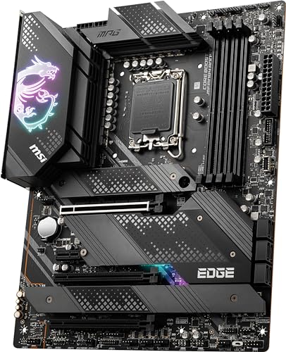 MSI MPG Z690 Edge WiFi DDR4 Gaming Motherboard (ATX, 12th Gen Intel Core, LGA 1700 Socket, DDR4, PCIe 4, CFX, M.2 Slots, Wi-Fi 6)