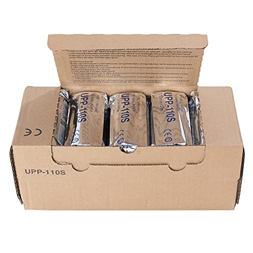 UPP-110S Type I Black and White Video Thermal,Ultrasound Film/Media,Replacement for Sony Upp-110s,110 mm x 20m(1roll)