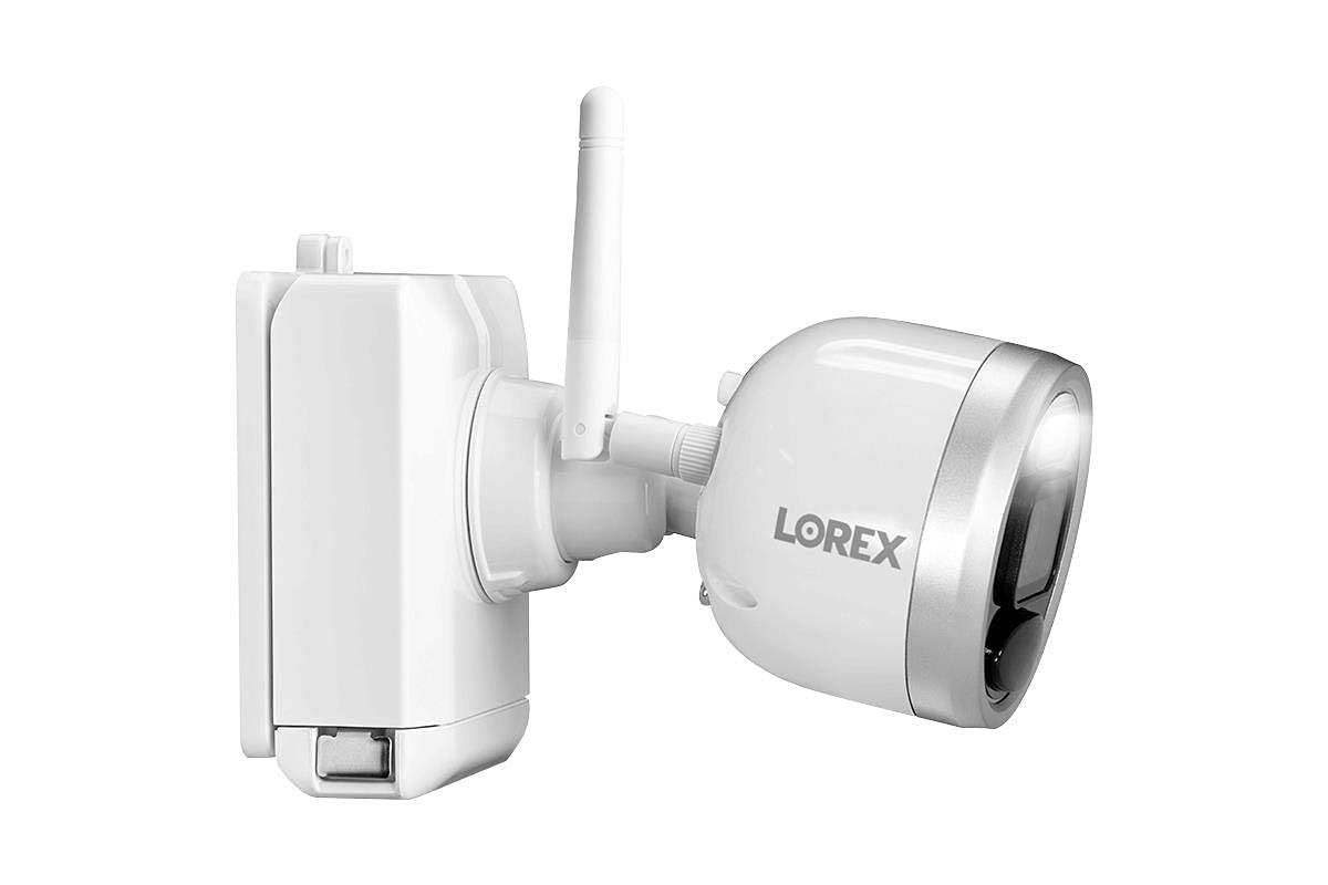 Lorex U222AA 1080p HD Wire-Free Security Camera, 60ft Night Vision, 140 FoV, Ultra-Wide Angle Lens, 2-Way Talk, Person Detection, White (Renewed)
